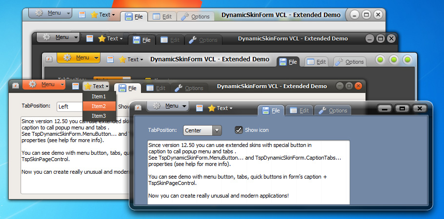 DynamicSkinForm VCL